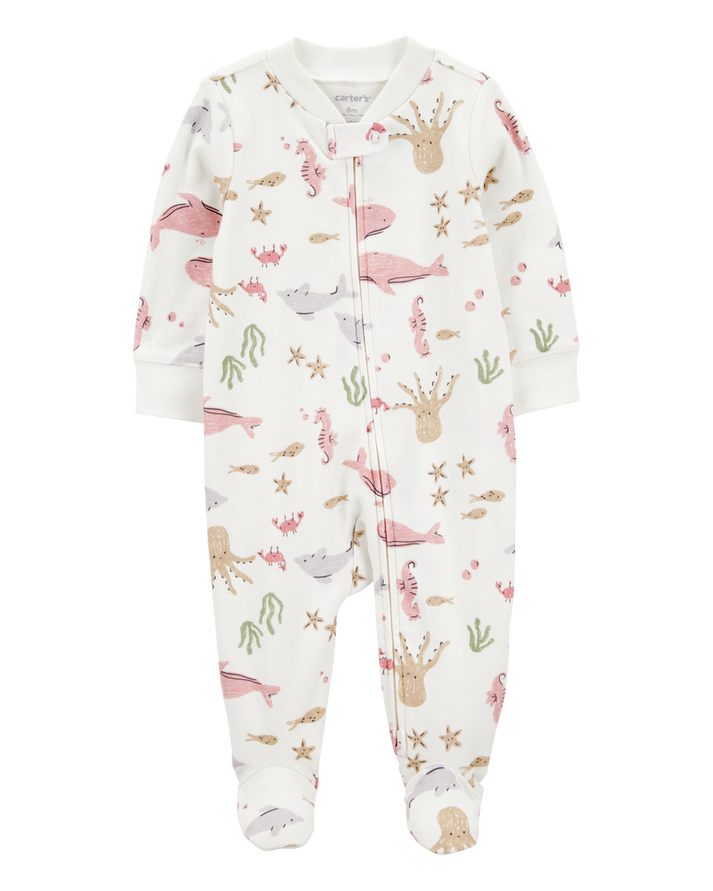 Carter's Baby Aquatic Animals 2-Way Zip Cotton Sleep and Play – Carter ...